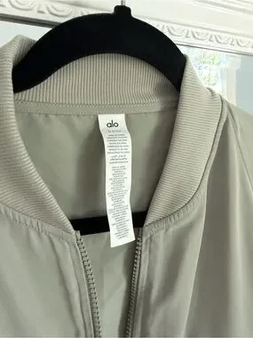 ALO Yoga | Jackets & Coats | Alo Yoga Olive Green Bomber Jacket | Poshmark